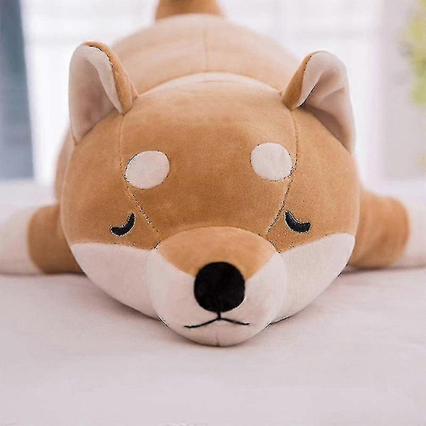 Buy Pastoral Dog Pillow Cute Girls Sleeping Shiba Inu Doll Plush Toy ...