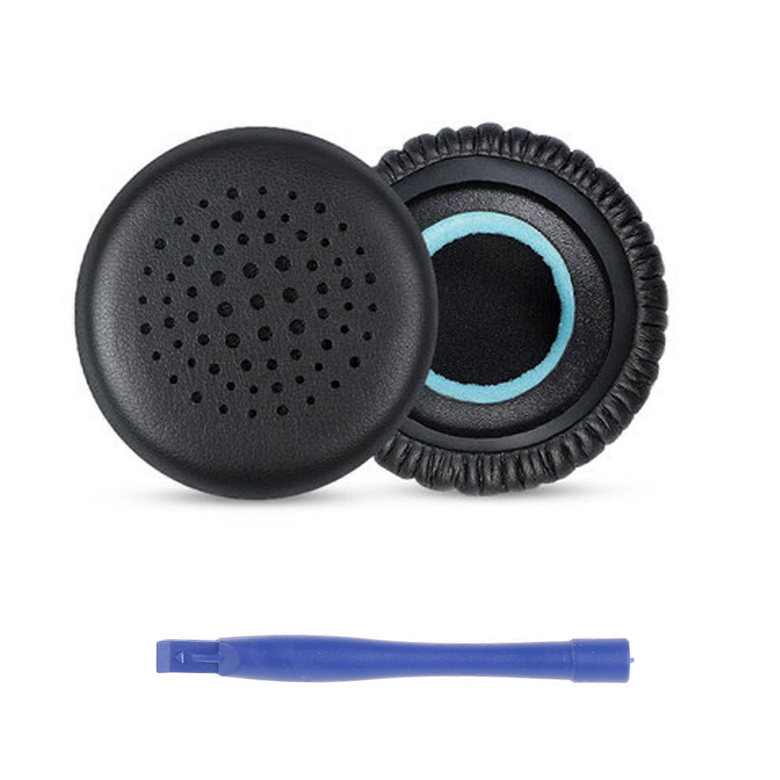 Buy Replacement Leather Ear Pads Cushion Cover Earpads for Jabra Evolve ...
