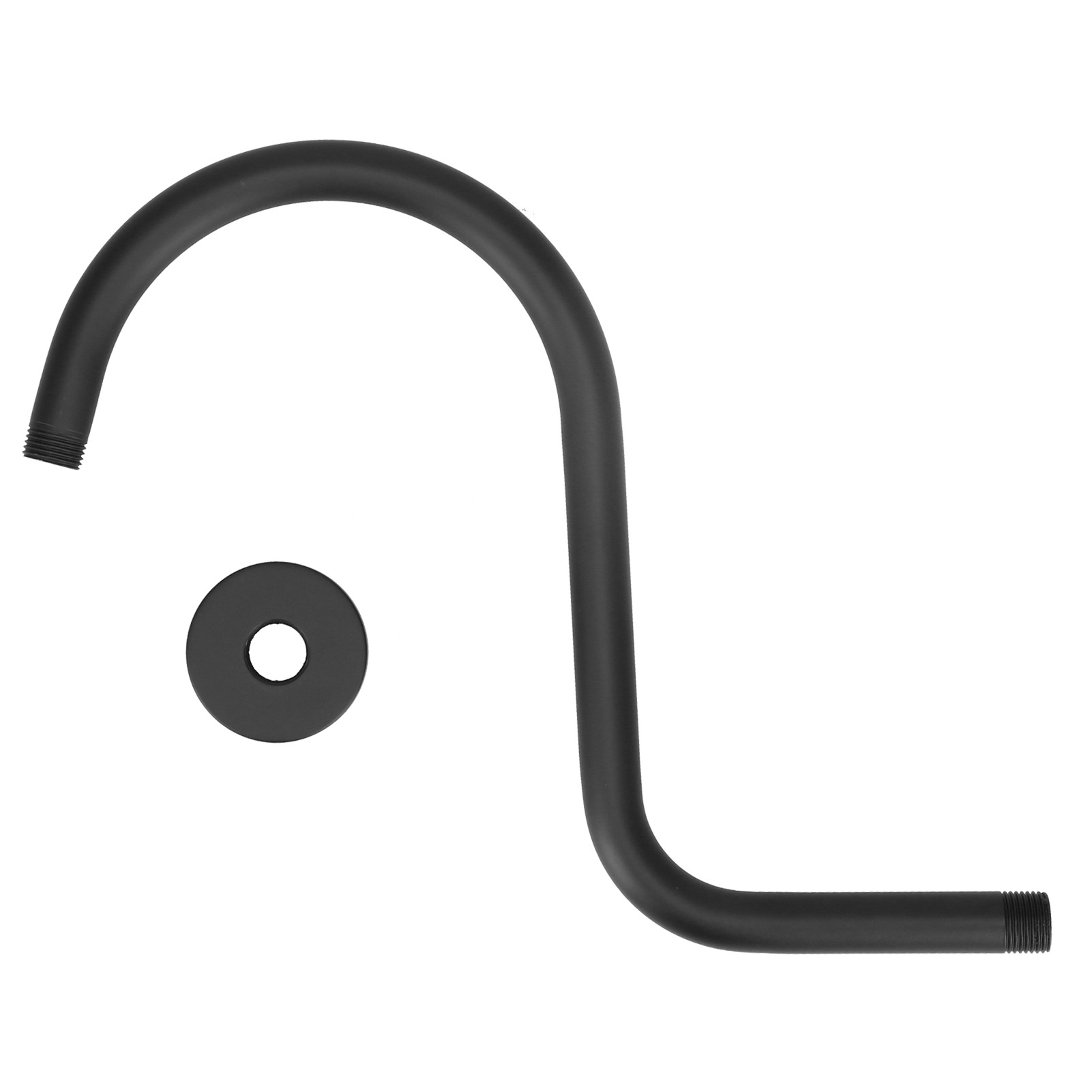 Buy Shower Arm S Shape Gooseneck Stainless Steel Shower Head Extension ...