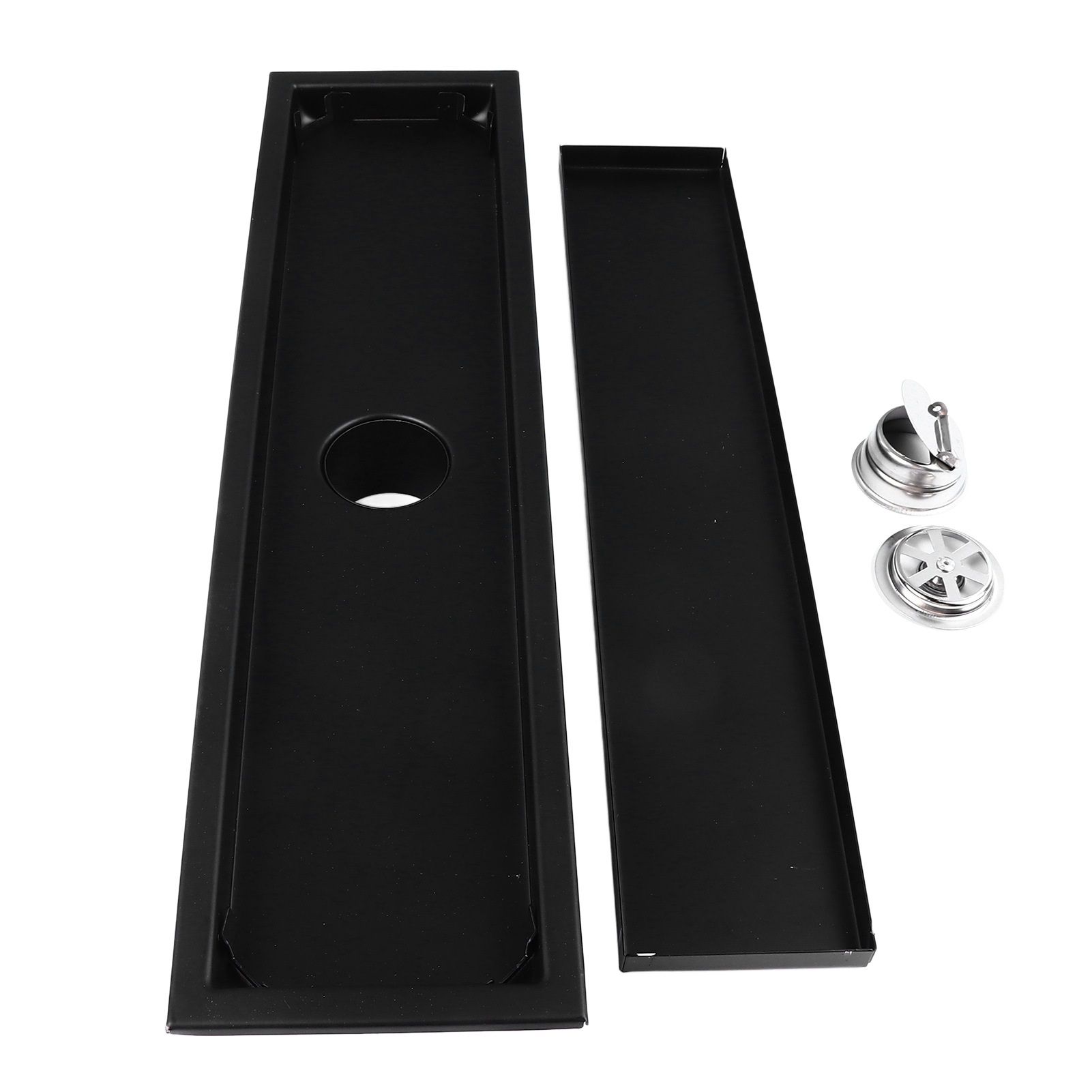 Buy Shower Floor Drain 40cm Long Rectangular Prevent Backflow Odor Fast ...