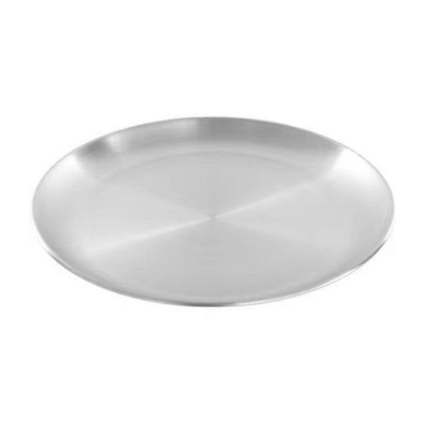 Buy Stainless Steel Bone Spitting Dish Silver Shallow Tray Metal Dining ...