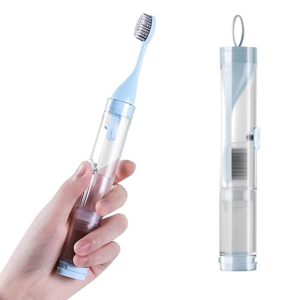 Buy Travel Toothbrush With A Built-in Case For Toothpaste Folding ...