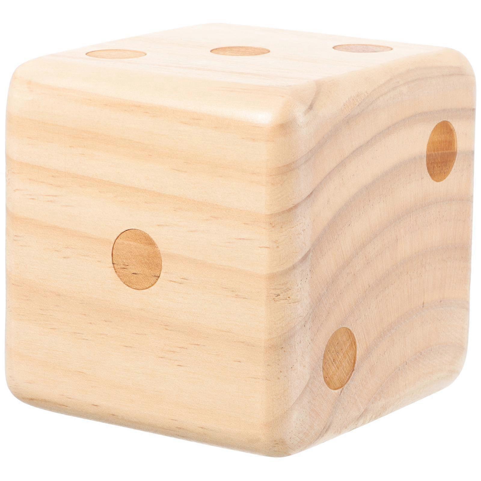 Buy Wood Dice Lawn Game Wooden Dice Big Dice Wooden Dice Large Wood ...