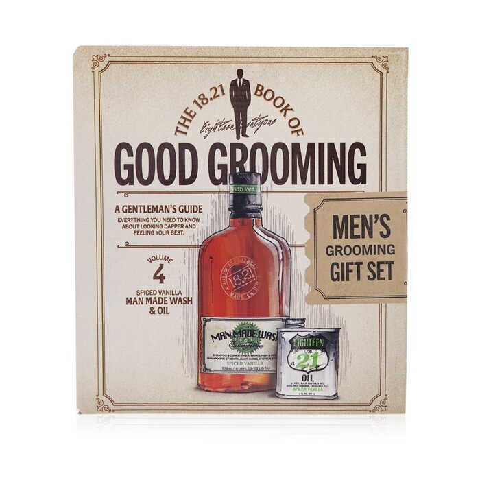 Buy 18.21 Man Made Book of Good Grooming Gift Set Volume 4: Spiced ...