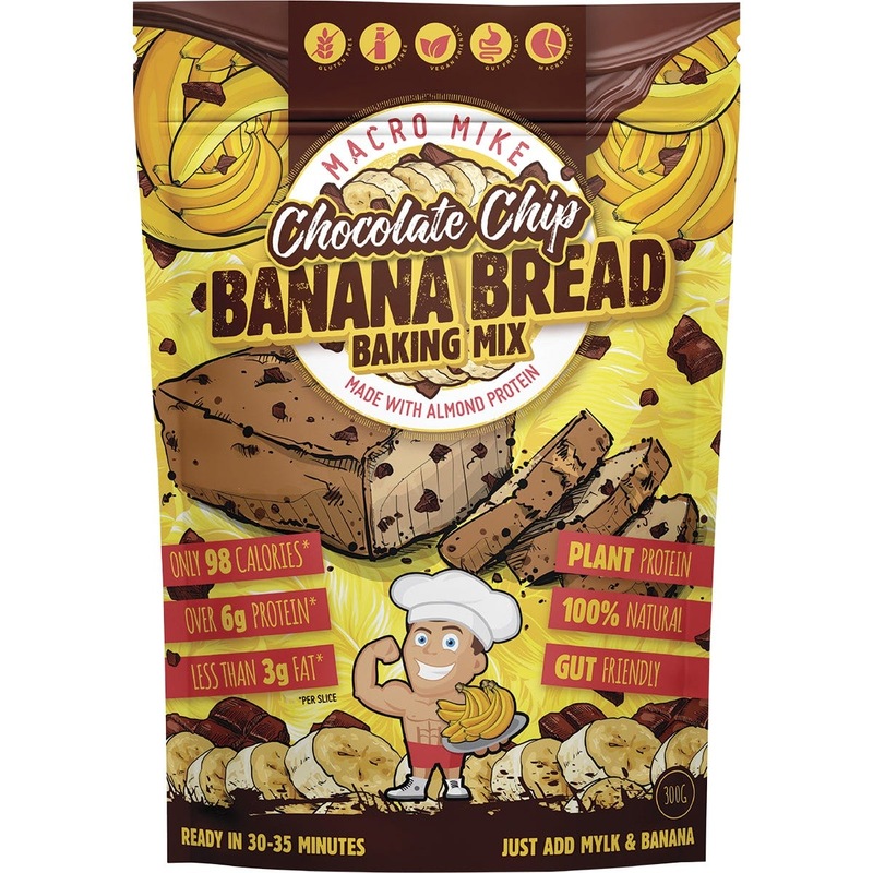 Buy Banana Bread Baking Mix Almond Protein Choc Chip - MyDeal Buy Banana Bread Baking Mix Almond Protein Choc Chip - MyDeal