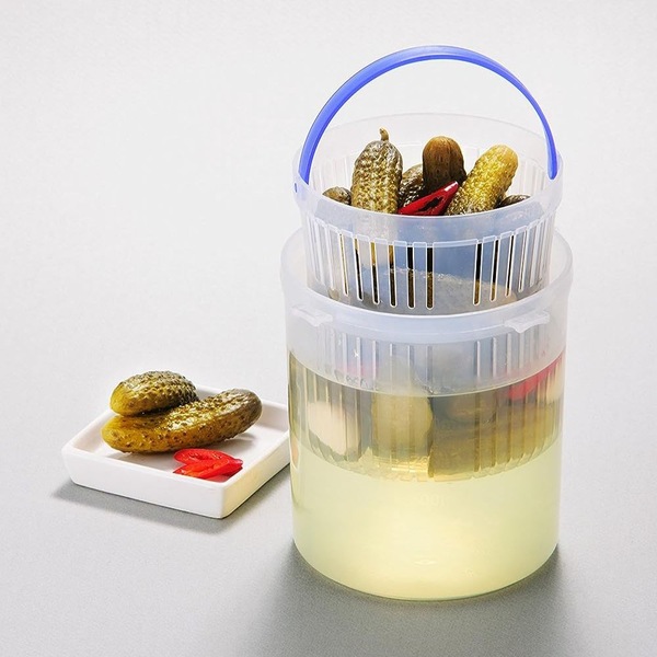 Buy JOYBUY 1.4L Lock & Lock Round Container – With Draining Basket ...