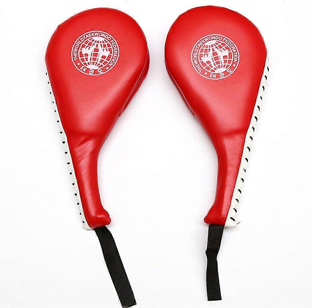 Buy 1 Pair of Double Taekwondo Paddles Leather Striking Rackets for Tae ...