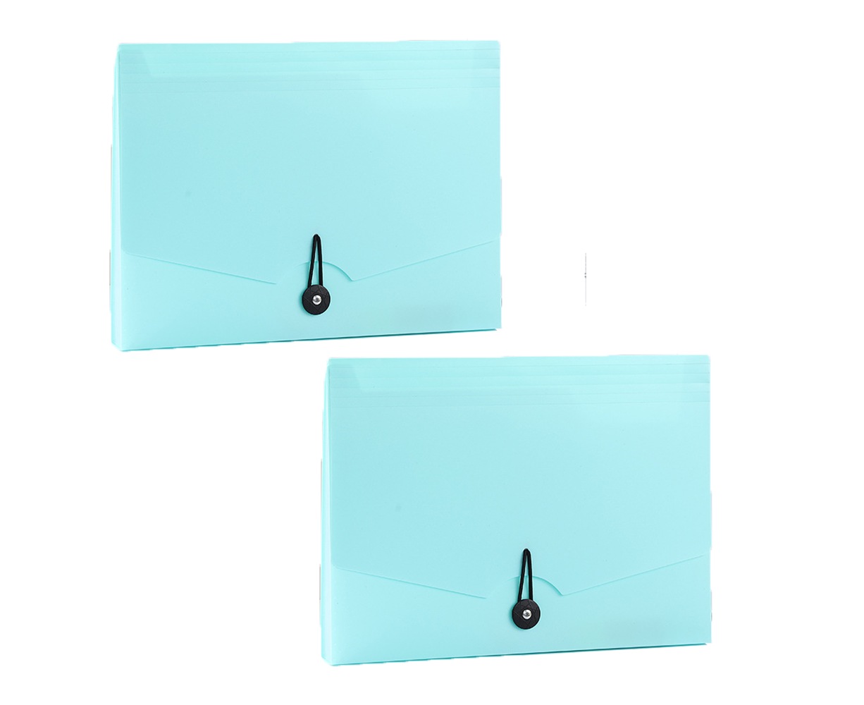Buy JOYBUY 2 Pack 12-Pocket Expanding File Folders - MyDeal Australia