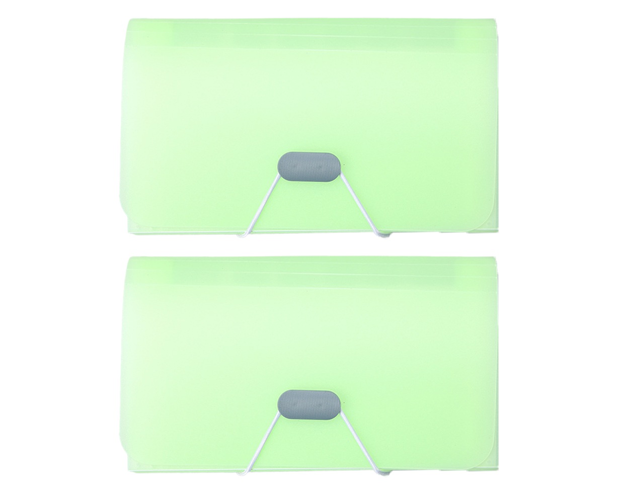 Buy 2 Pack Mini Accordion File Folders - MyDeal Australia