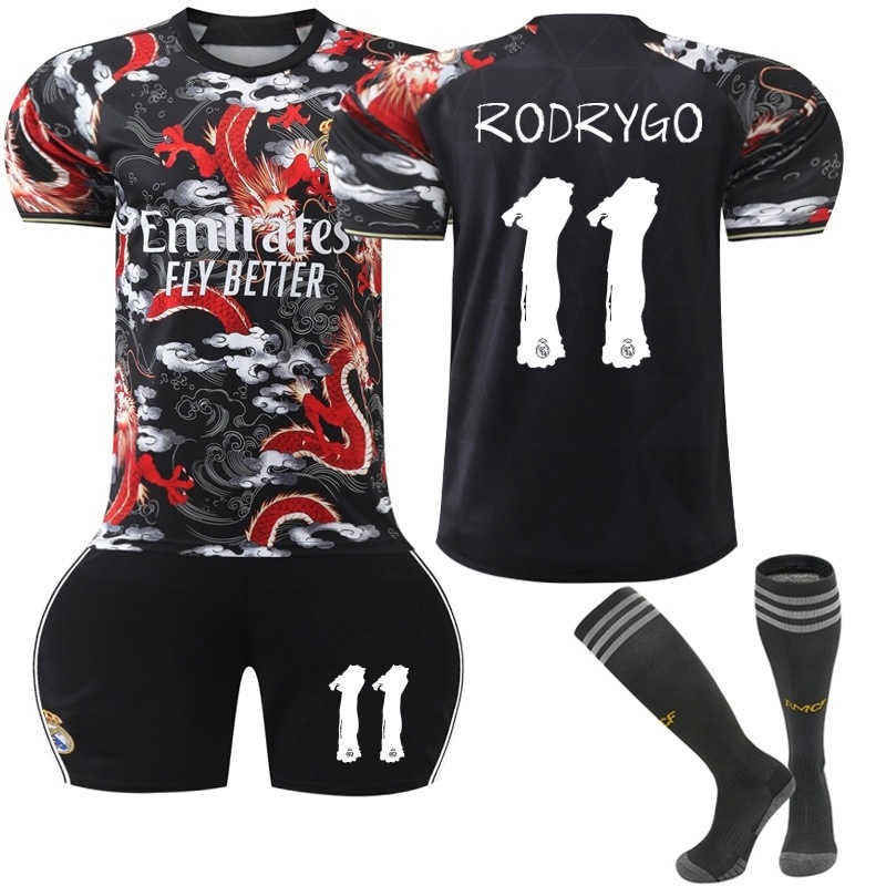 Buy 2024 Real Madrid Commemorative Edition Football Jersey No.11 ...