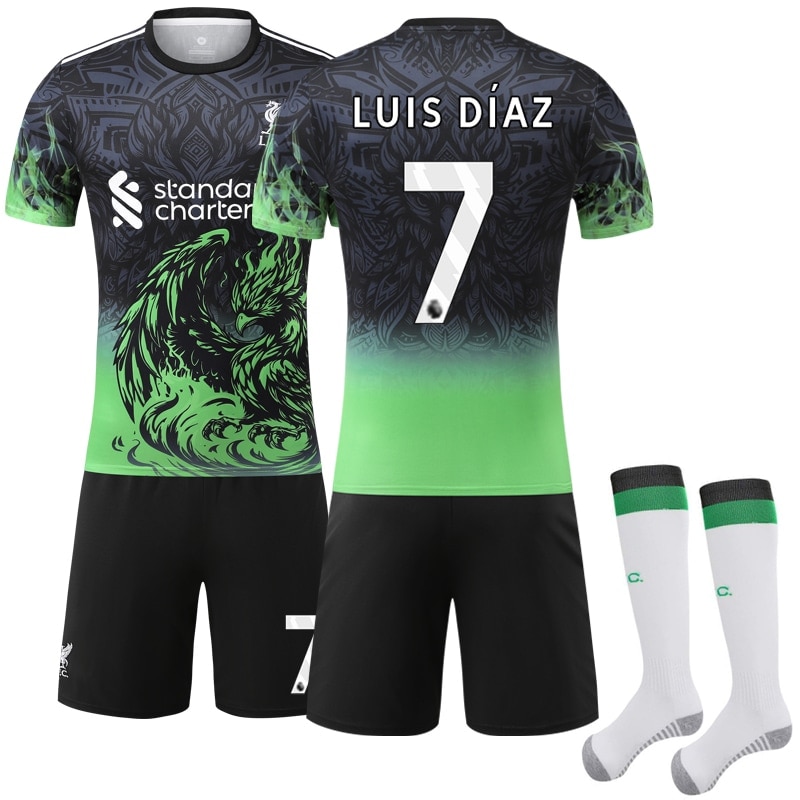 Buy 2425 Liverpool Special Commemorative Football Jersey Set #7 LUIS ...