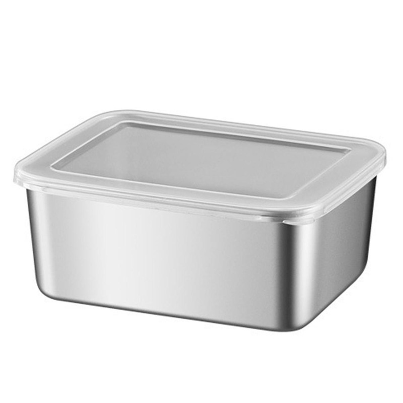 Buy 2Pcs Food Storage Plates Dish Cake Buffet Organizer Stainless Steel ...