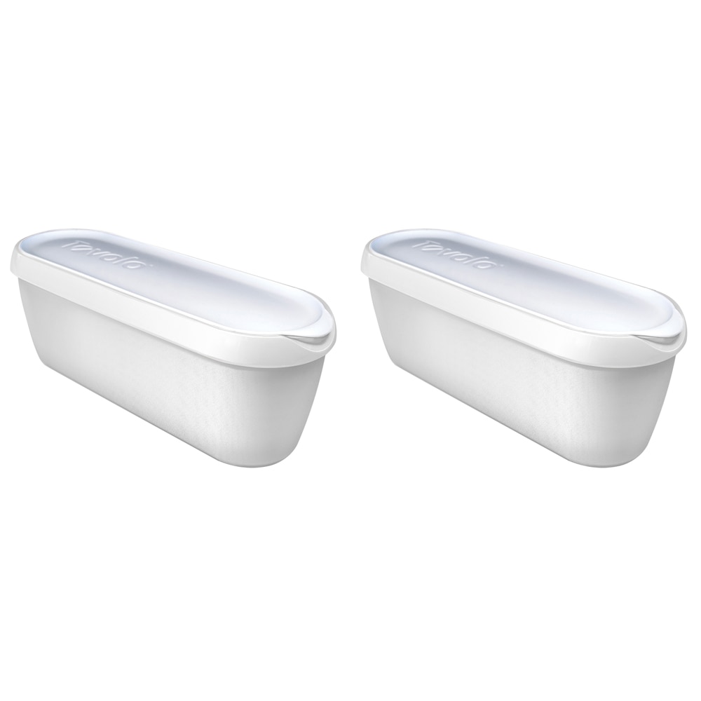 Buy 2x Tovolo Glide-A-Scoop 1.4L Ice Cream Tub w/ Lid Storage Food ...