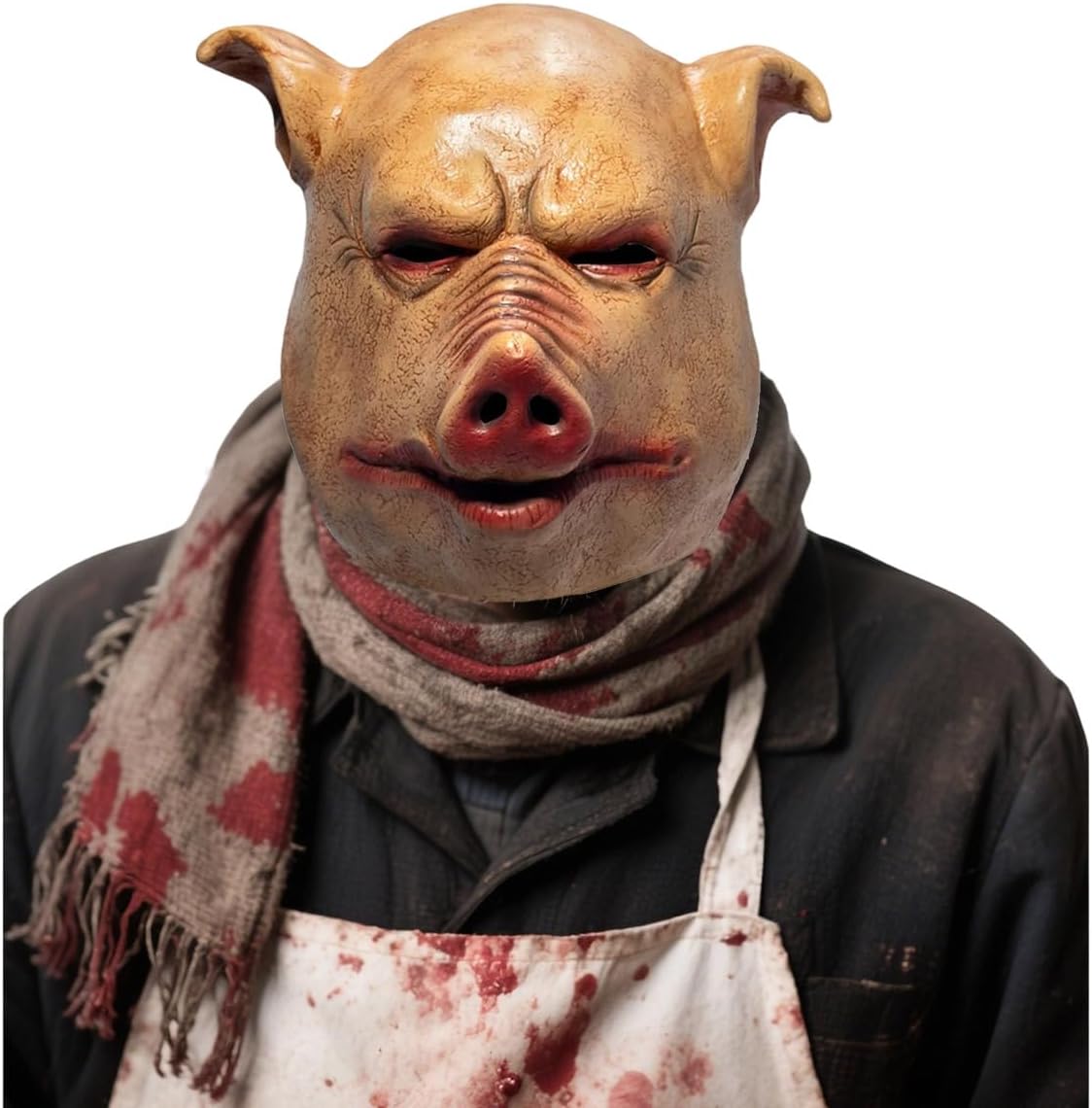 Buy Bulex Pig Mask Scary Animal Latex Saw Mask Horror Halloween Costume ...