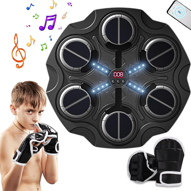 Buy Catzon Music Boxing Machine Smart Scoring with Cool Lights for ...