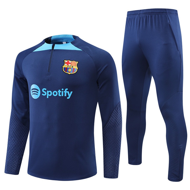Buy FC Barcelona Training Technical Football Tracksuit 2223 Royal Blue ...