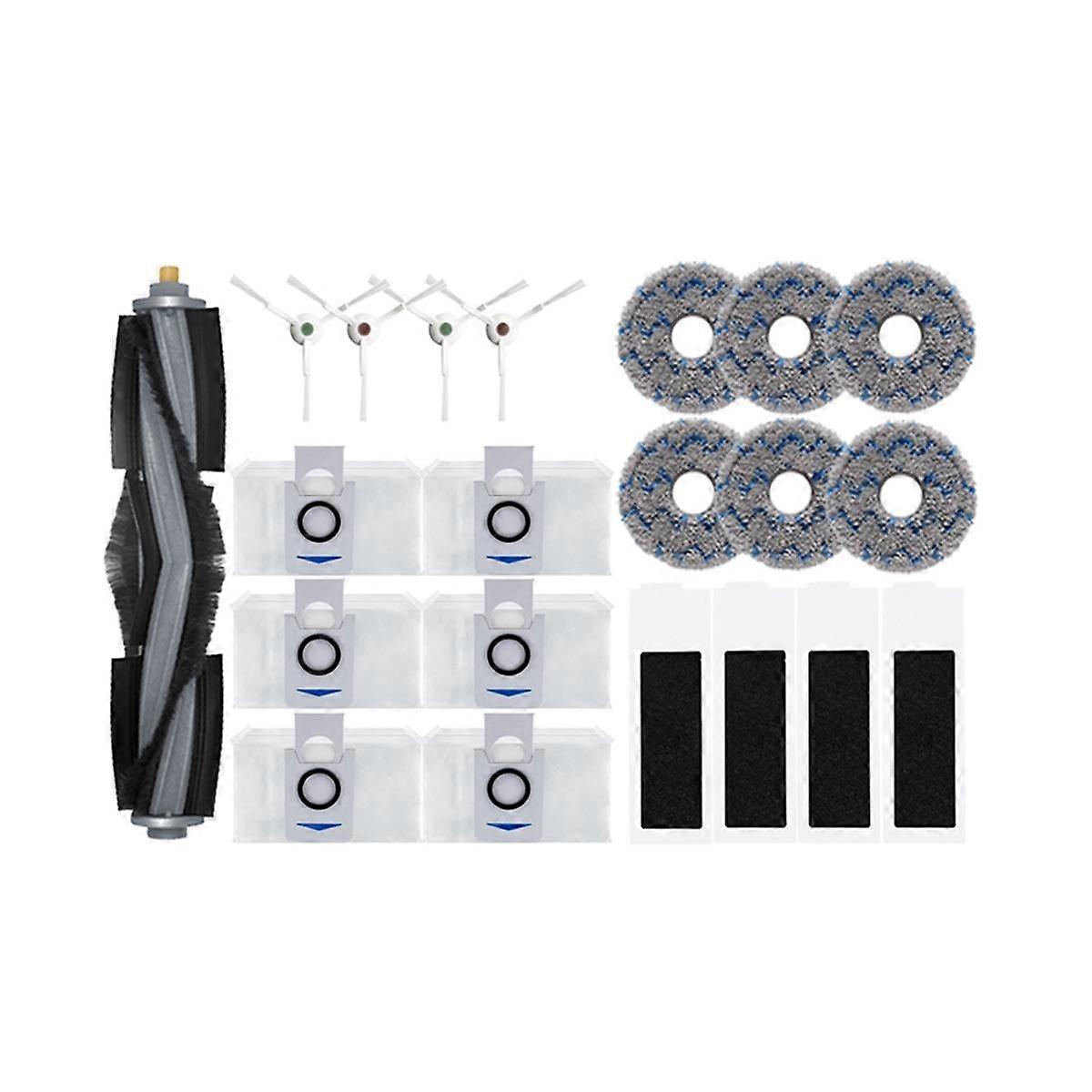 Buy For Deebot T20 OMNI Accessories Main Side Brush Mop Cloth HEPA Filter Dust Bag Replacement ...