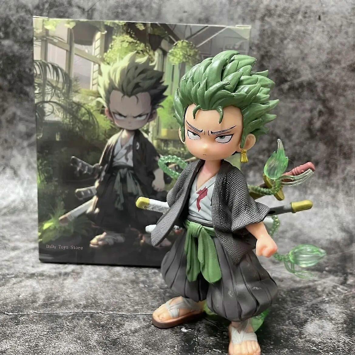 Buy JOUBUY 14cm One Piece Figure Zoro Anime Figures Roronoa Zoro Action ...