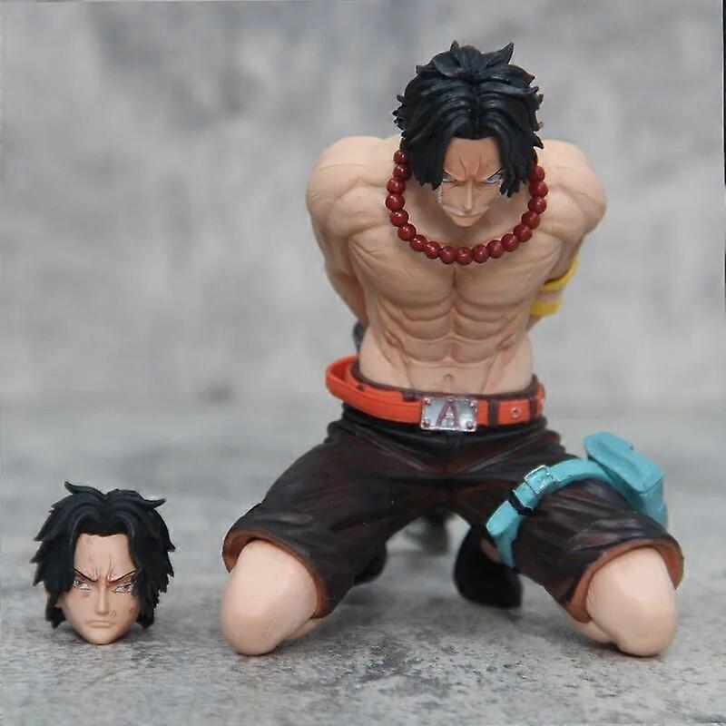 Buy JOUBUY 23cm Anime Ace ONE PIECE Figures Portgas D Ace Action ...