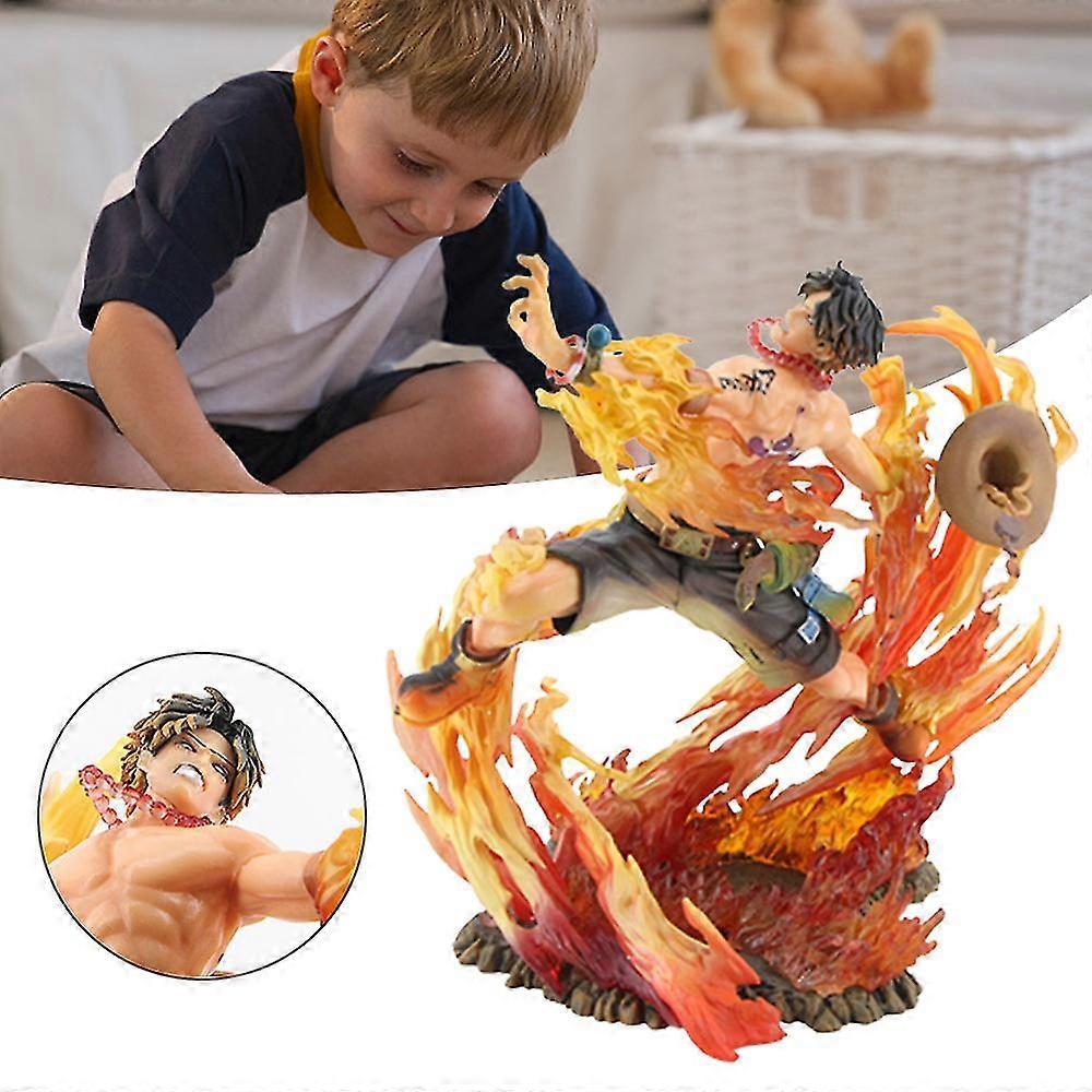 Buy JOUBUY Portgas D Ace Figure Ornaments Anime One Piece Series Figure ...