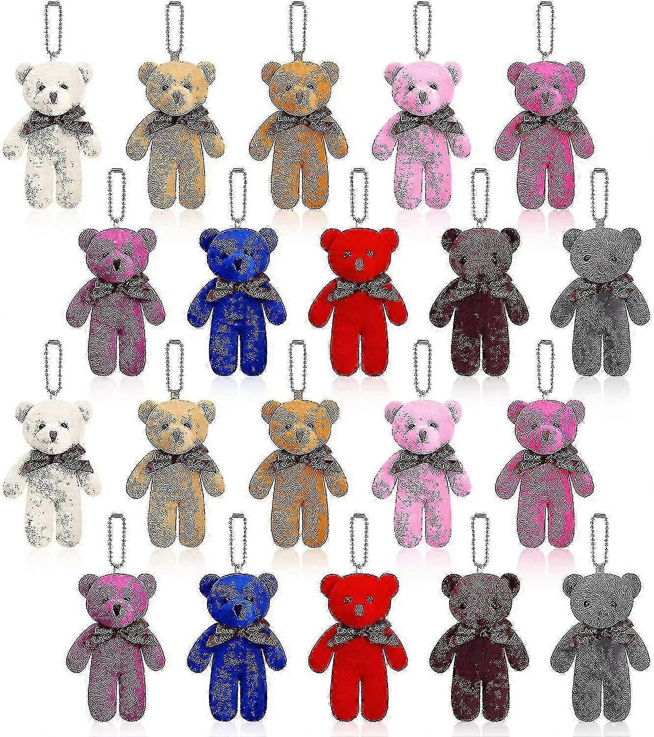Buy JOYBUY 20 Pieces Mini Teddy Bear Toy 4.7 Inch Stuffed Animals, 10 ...