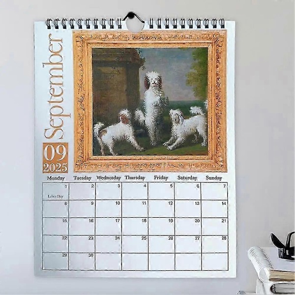 Buy JOYBUY 2025 Dogs Mystiques Wall Calendar – Medieval Dog Monthly ...