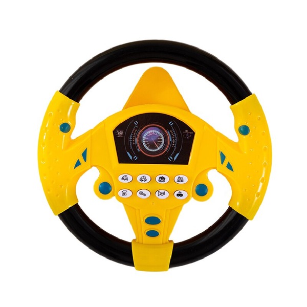 Buy JOYBUY Children's Pretend Play Steering Wheel – Simulation Driving ...
