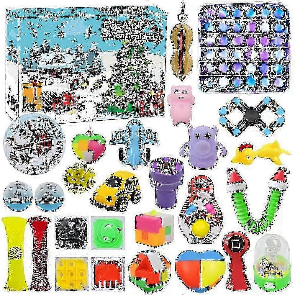 Buy JOYBUY Christmas Party Fidget Toy Advent Calendar – Anxiety Relief ...