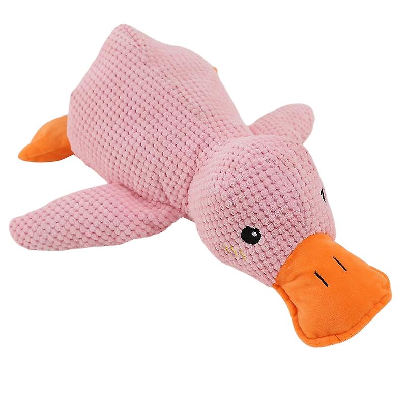 Buy JOYBUY Mellow Calming Duck – Soft No-Stuffing Squeaky Toy for All ...