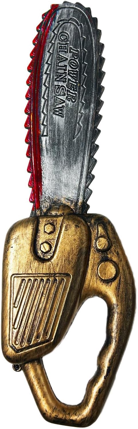 Buy NESTRE Halloween Plastic Chainsaw - Fake Chainsaw with Blood ...