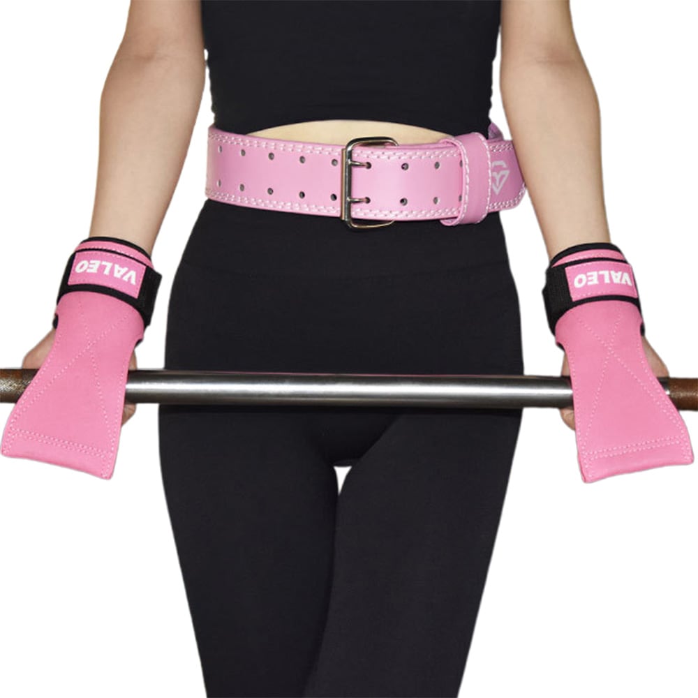 Buy Padded Weight Lifting Wrist Straps with Hooks for Deadlift and Gym - MyDeal Australia