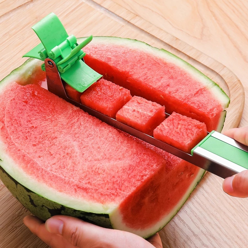 Buy Stainless Steel Windmill Watermelon Slicer Cutter Knife - MyDeal ...