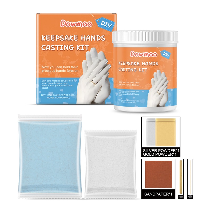 Buy Dowmoo 3d Plaster Model Set, Hand Model Powder Clone Powder Three ...