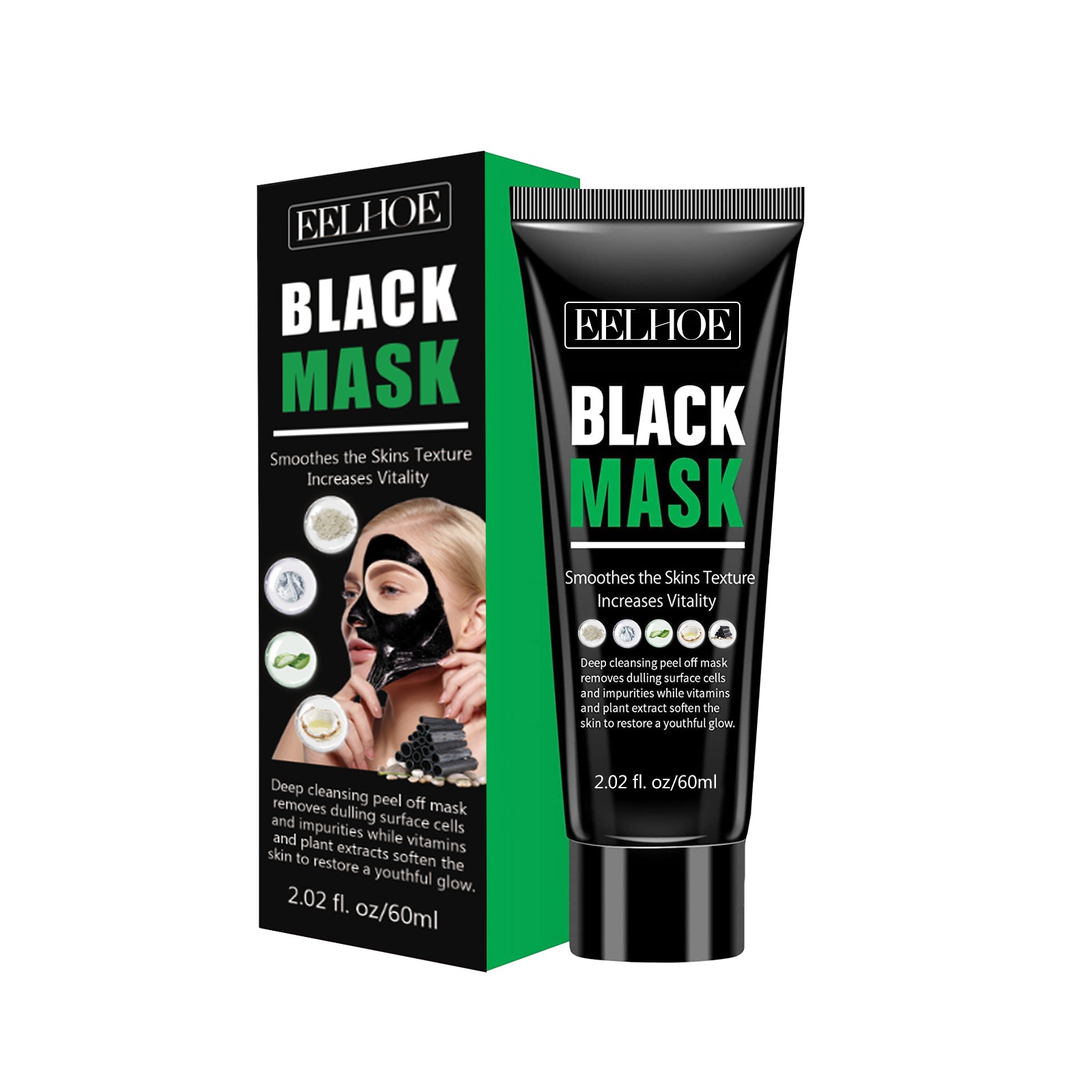 Buy EELHOE Blackhead Removal Mask Deeply Cleanses Pores, Lightening ...