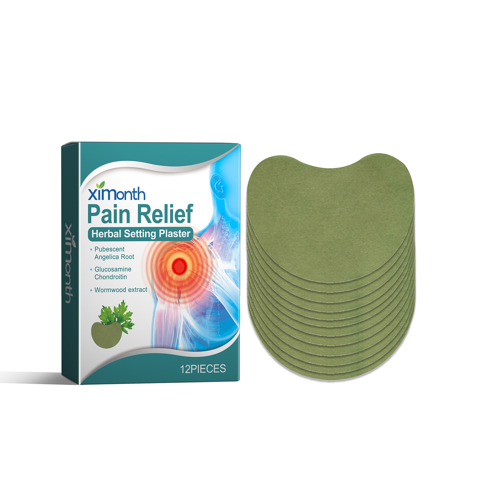 Buy Ximonth Herbal Setting Plaster, Ease Shoulder And Neck Pain ...