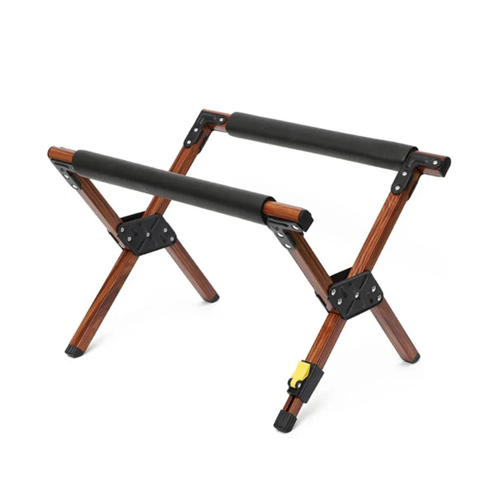 Buy Folding Camping Stand Adjustable Anti-Slip Brown - MyDeal Australia