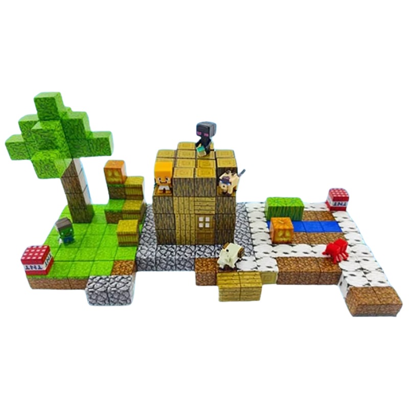 Buy Magnetic Building Blocks STEM Cube Construction Set for Kids ...