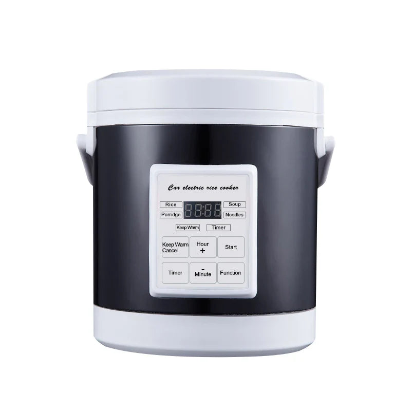 Buy 12V/24V Mini Car Rice Cooker 1.6L Portable Grey - MyDeal Australia