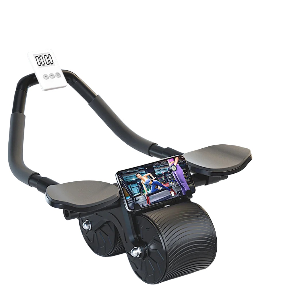 Buy Silent Automatic Rebound Ab Roller Wheel with Elbow Support ...