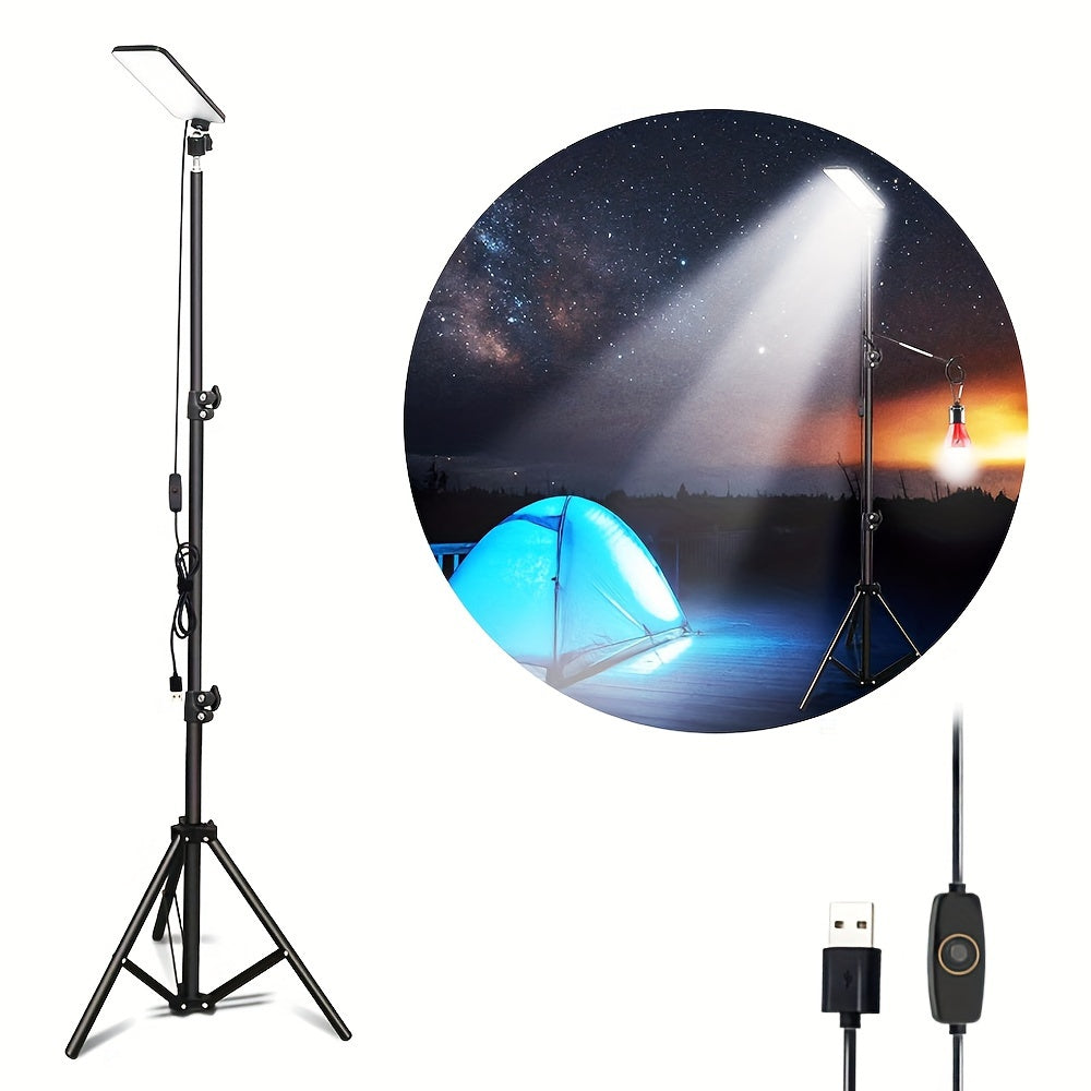 Buy Portable LED Telescopic Camping Light with Stand - MyDeal Australia