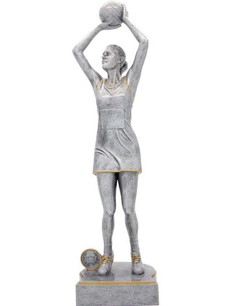 Buy Netball Conquest Series Trophy - Pewter - MyDeal Australia