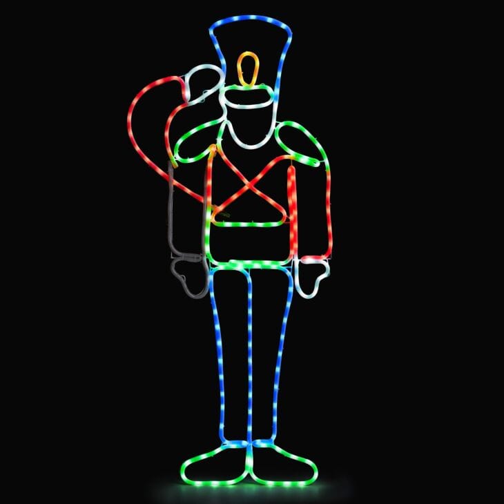 Buy LED Ropelight Saluting Soldier Animated - MyDeal Australia