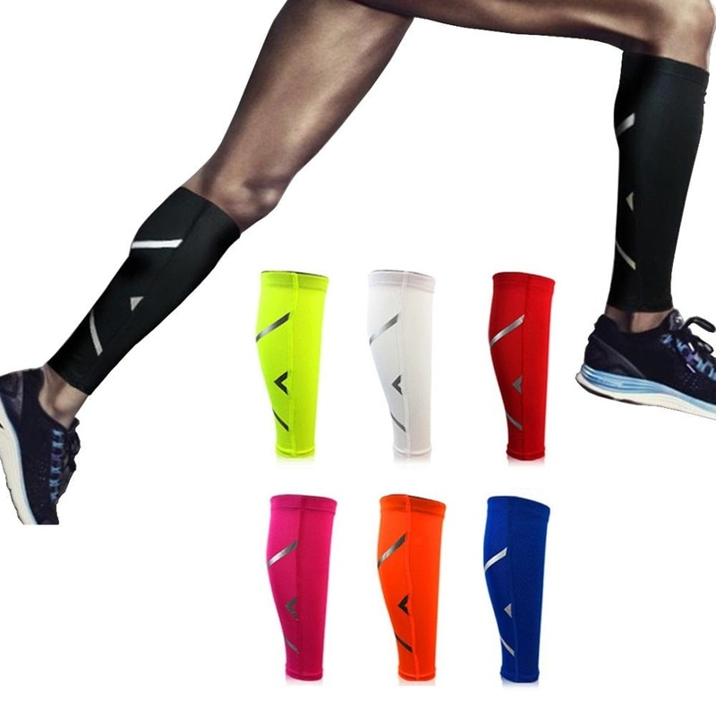Buy 1 Piece Sports Leg Shin Guard Compression Sleeves For Runners ...