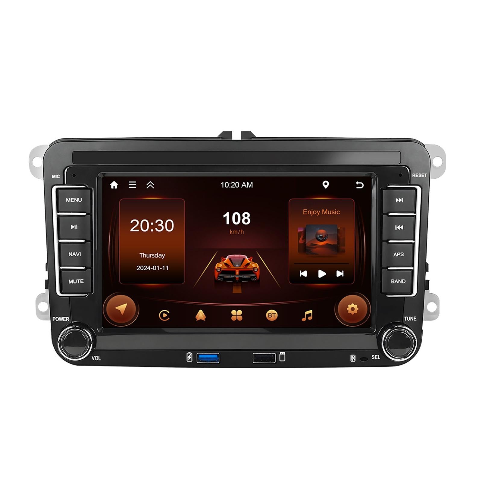 Buy 2 + 64G Carplay Android Navigation For Vw / Skoda - Reversing ...