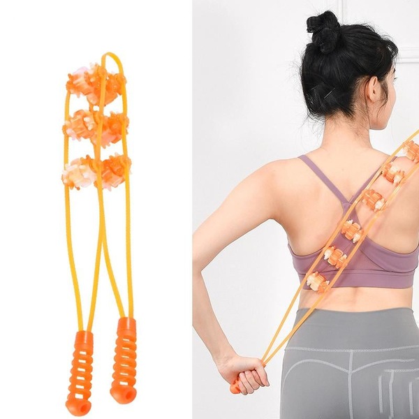 Buy 3-Wheel Manual Back Massager Yellow - MyDeal Australia