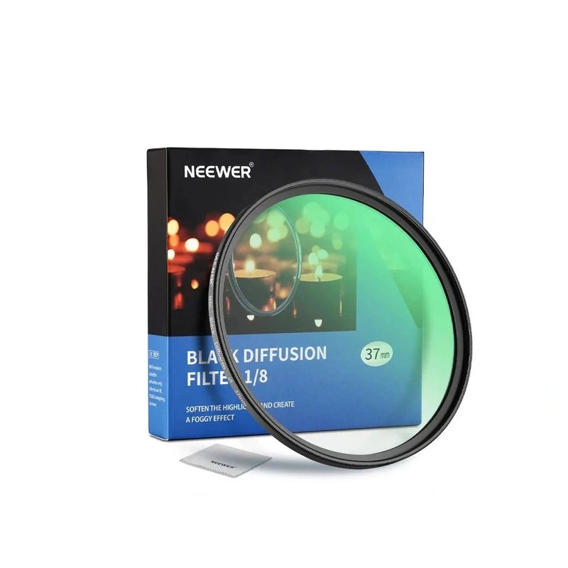 Buy 37mm Black Diffusion 1/8 Filter for Dreamy Cinematic Effect Hd ...