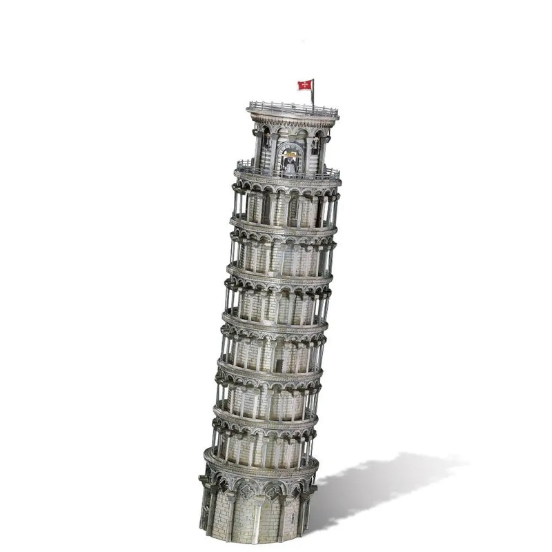 Buy 3d Metal Puzzle-leaning Tower Of Pisa Model Building Kit Jigsaw Diy ...