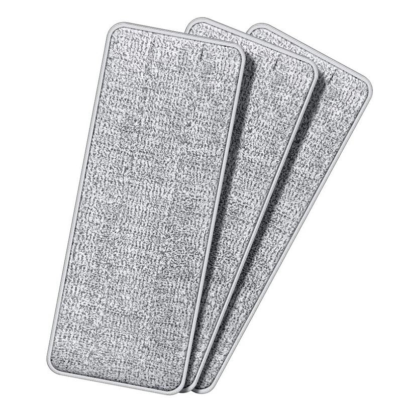 Buy 5-Piece Microfiber Mop Head Set With Hook-And-Loop Cloth - MyDeal ...