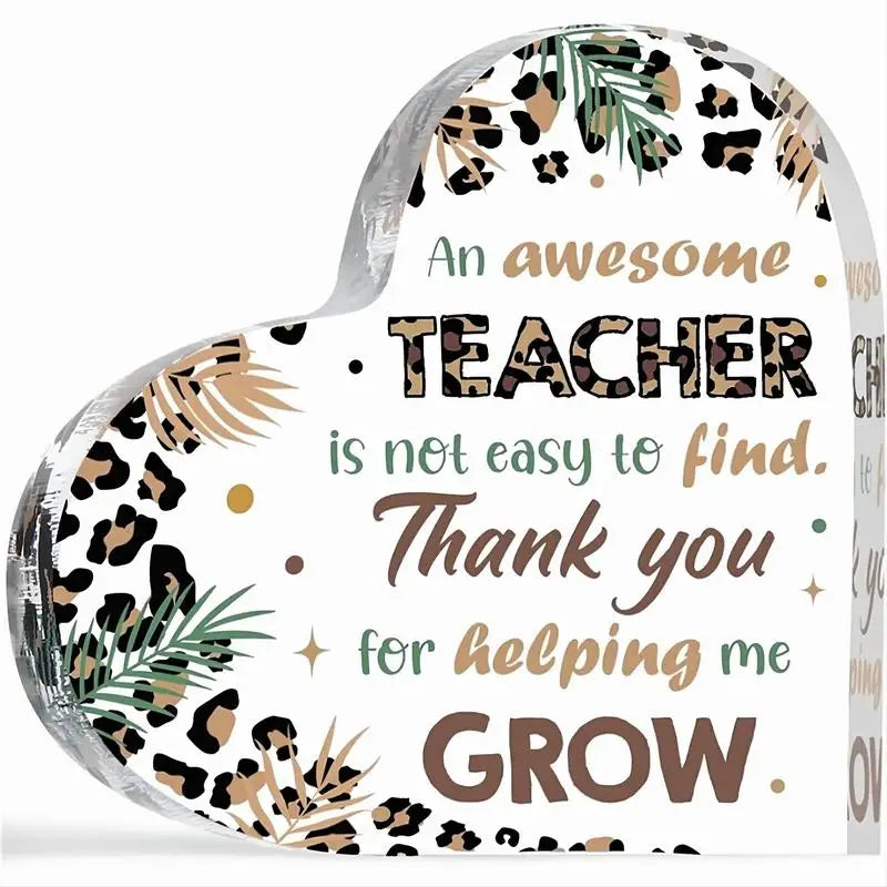 Buy Acrylic Teacher Appreciation Keepsake & Paperweight - MyDeal Australia