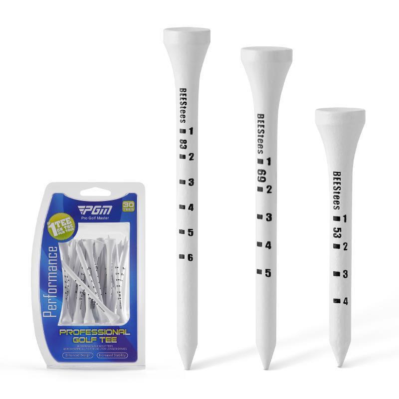 Buy Adjustable Golf Tee Set - 30 Pieces Wooden Height Limit Spike Depth ...